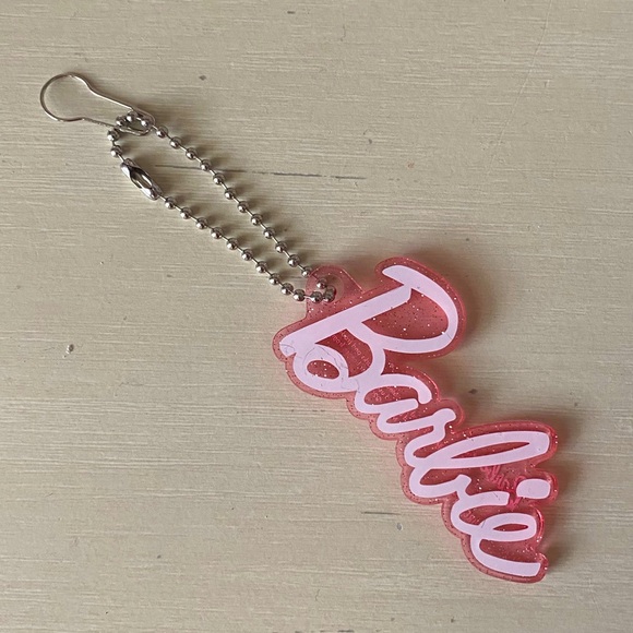 Barbie | Accessories | Nwot Barbie X Forever 2 Pink Sparkly Keychain ...